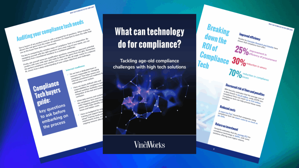 What can technology do for compliance - VinciWorks