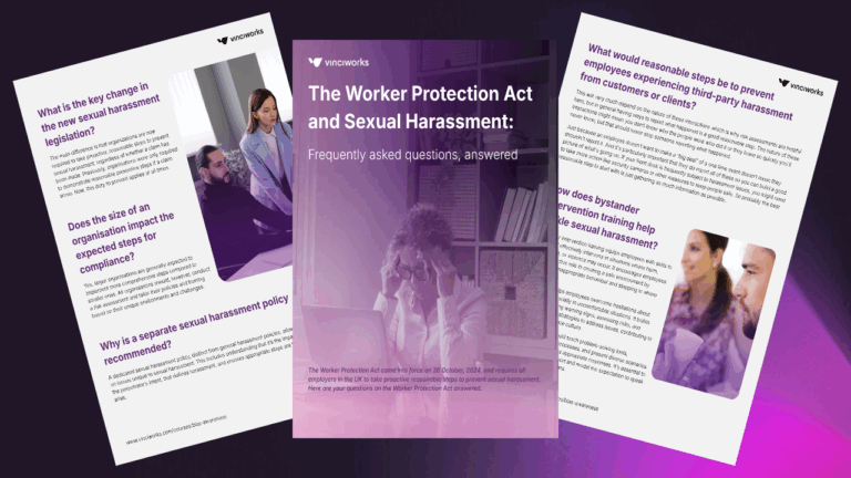 The Worker Protection Act and sexual harassment: frequently asked ...