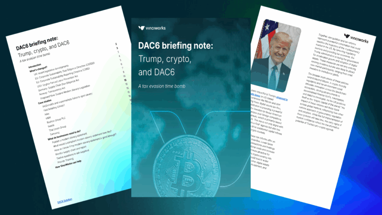 DAC6 briefing note: Trump, crypto, and DAC6 - VinciWorks