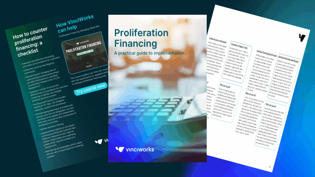Proliferation Financing - A practical guide to implementation - VinciWorks