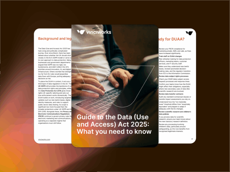 Guide to the Data (Use and Access) Act 2025 - VinciWorks
